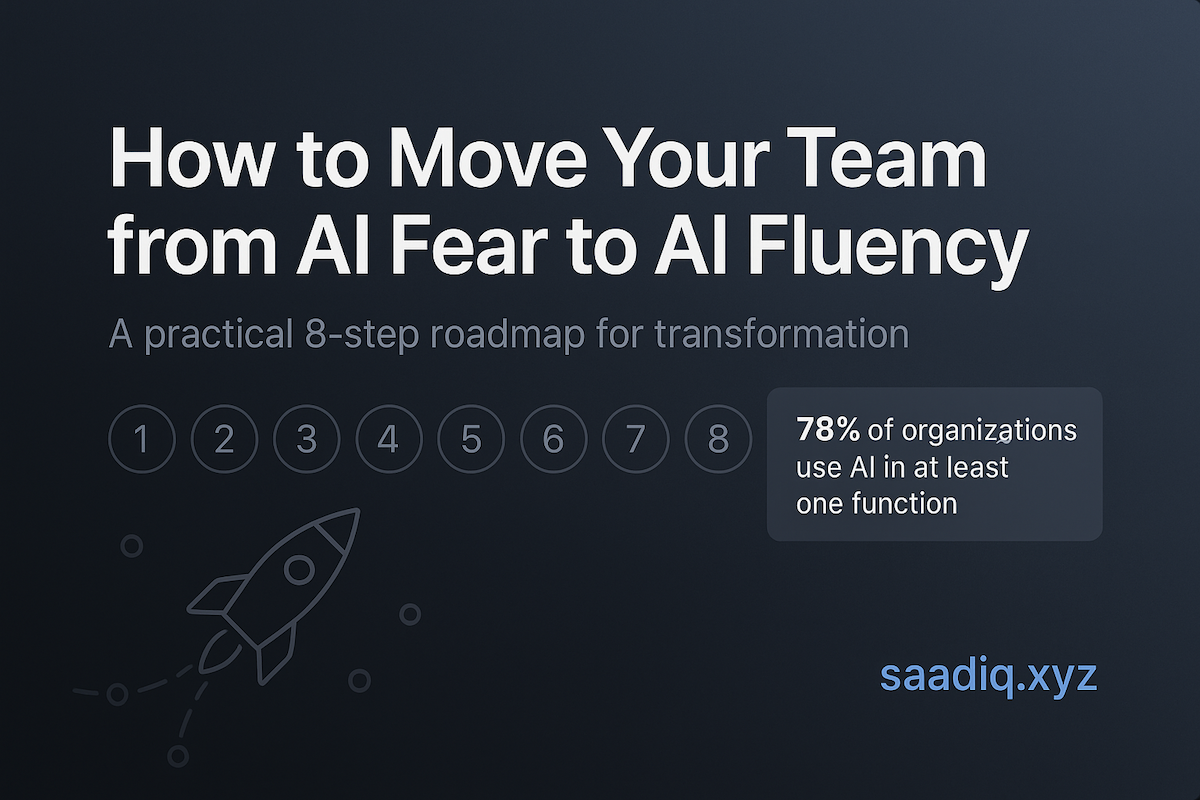 How to Move Your Team from AI Fear to AI Fluency